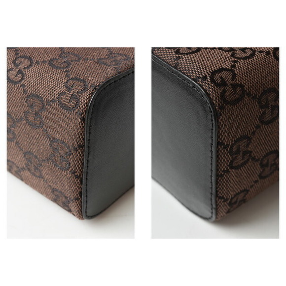 Gucci | Bags | Gucci Mini Vanity Bag Gg Maron Black | Poshmark